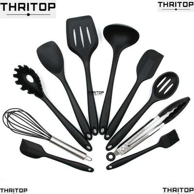 极速Silbicone kitchenware 10 sets of environmental cookingki