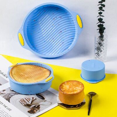 极速3 PCSe Non-stick Baking Molds Silicone Bakeware Set Muff