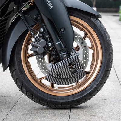 适用三阳MAXSYM400 MAXSYMTL508改装 前碟Q刹盘保护盖刹车盘保护