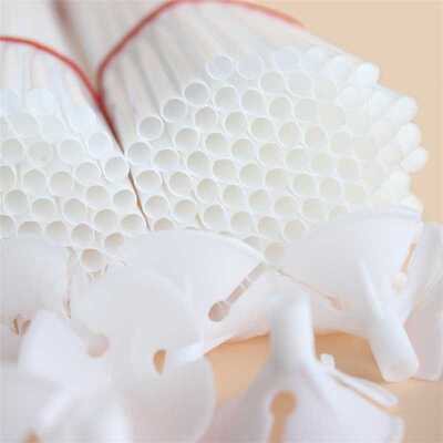 极速5/10/15pcs 30cm Latex BallooCn Stick White Rods Balloons