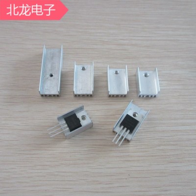 散热铝TO220/7805/12散热片15*10*16/19/22/25/30R/35/40/50散热