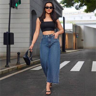Saige Carla Tummy Control Rise Leg Cropped Jeans Stretchy