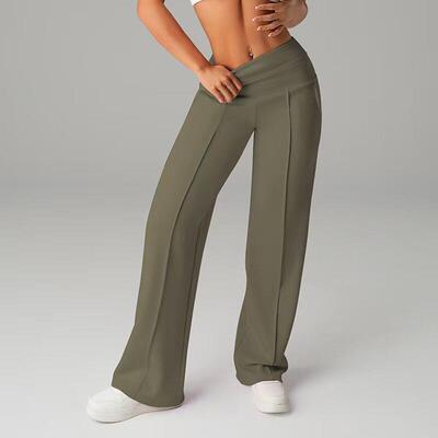 Straight Leg Dress Pants for Women Ponte Yoga Pants with