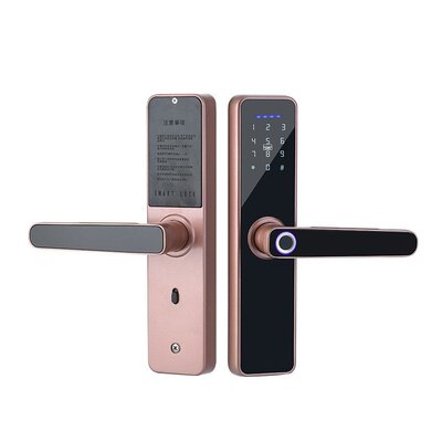 极速Wooden door fingerprivnt lock room door fingerprint lock