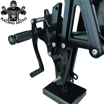 适用川崎Ninja650R ER-6F ER6N 12-16P 改装CNC升高脚踏总成