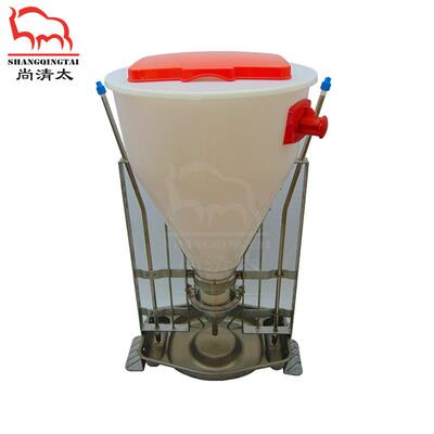 保育猪食槽断奶猪料槽塑料干湿料槽水料混合食槽养殖场喂料器