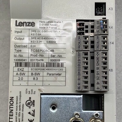 【顺庆】Lenze伦茨伺服驱动器 ECSEP008C4B【议价】
