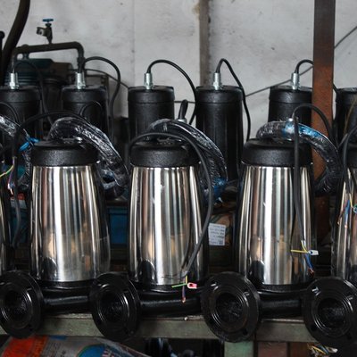 极速WQ无堵塞潜水排污泵 50WQ2z01515 污水潜水泵 耦合式潜污泵