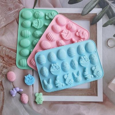 极速18 Cavity Cake Mold Novn-stick Reusable Flexible Silicon