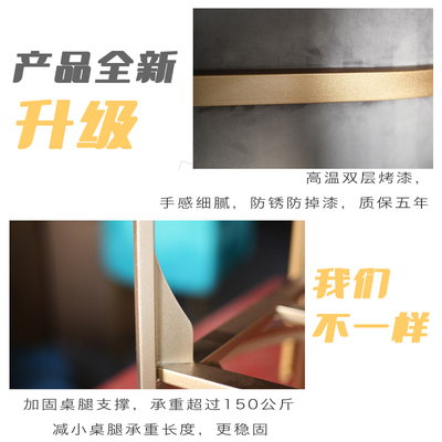 极速现代轻奢简约单人沙发椅美甲店会客J接待洽谈桌椅布艺铁艺小