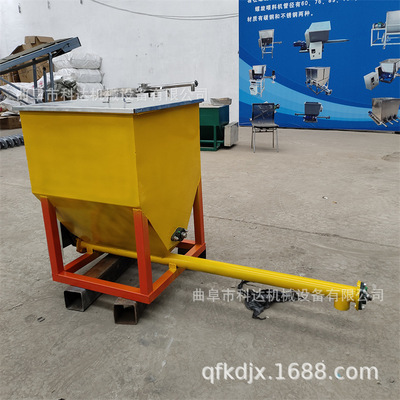 广东油糠米糠双螺旋给料机XWZF 左右两边同时出料螺旋喂料机