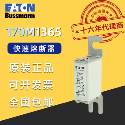 170M1365伊顿巴斯曼熔断器690VAC63A200KA分断力不立即断GR熔断器