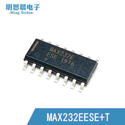 全新原装 MAX232EESE+T MAX232EESE贴片SOP16 RS-232收发器芯片IC