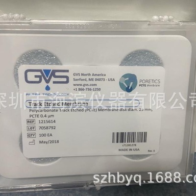 吉威思GVS聚四氟乙烯膜PTFE滤膜孔径0.22um直径25mm货号1215486