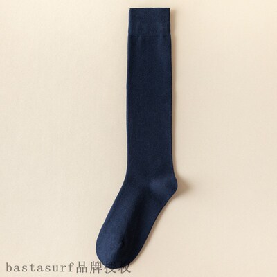 新品Long tube ihigh tube leather shoes formal socks mens kn