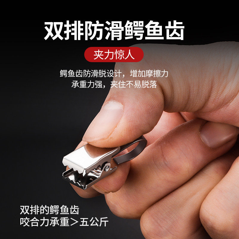 新品窗帘夹挂钩不k锈钢夹子扣环配件强力浴帘夹承重加厚老式窗帘