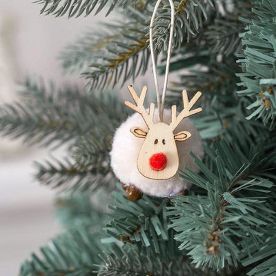 圣诞装饰品圣诞节小鹿挂件christmas麋鹿2025圣诞树装饰节日挂饰