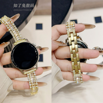 细闪冰糖满钻镶钻金属表带