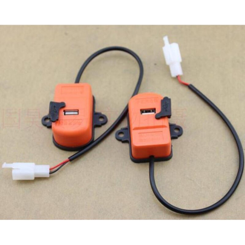 新品电动车手机充电器电动车usb改装48VF60V车载充电器36-100V通