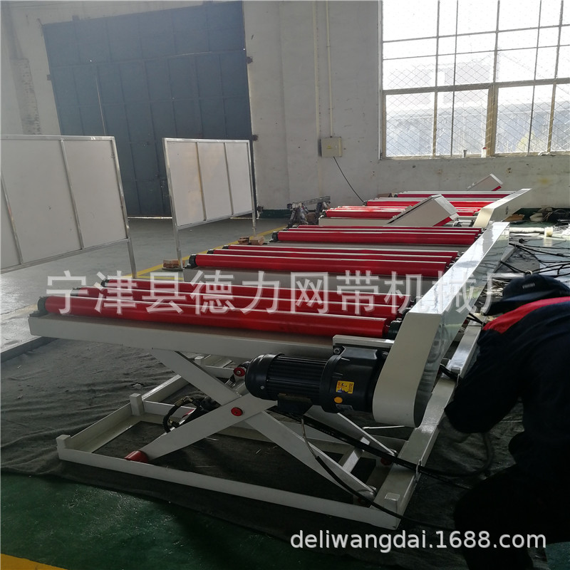 电动滚筒升降平台伸缩滚筒输送线传送带180度转弯滚筒输送机