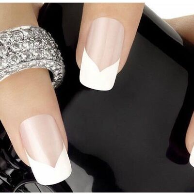 极速1 Sheet Nails Guides Tips Nail Art Decals FoVrm Fringe