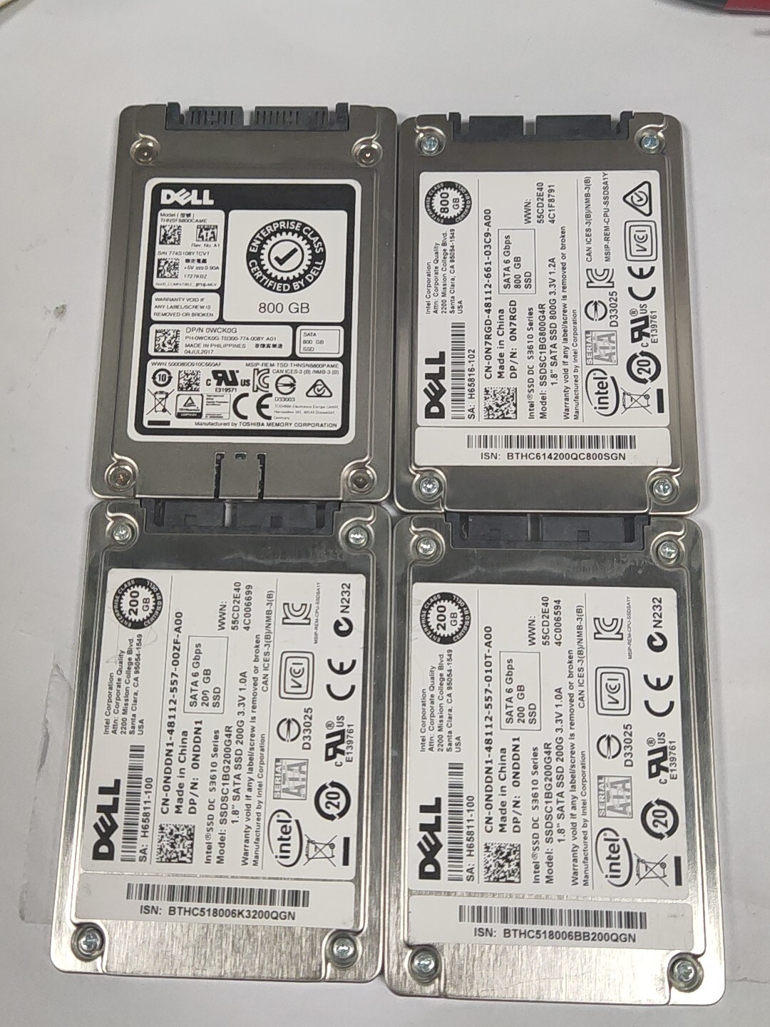 intel 英特尔   1.8寸 uSATA  800GB