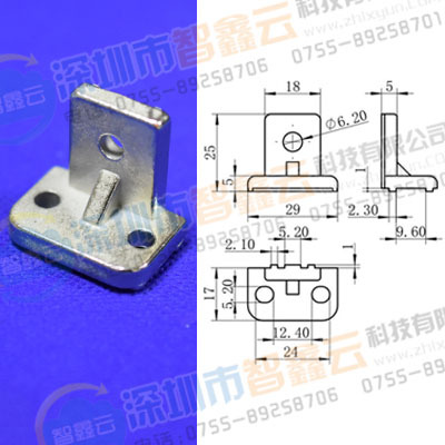 机械手配件L型固定块NGL-T01铝条连接块JE40D010 L块治具固定块