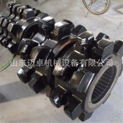 双排链轮发黑链轮 大型齿轮圆柱链轮40T刮板输送机 30T铸钢链轮
