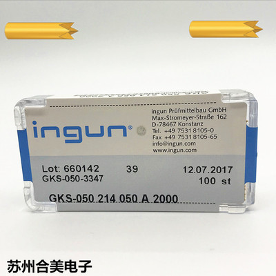 德国INGUN高仿英钢GKS050 291 050 A2000 尖针 INGUN测试针 三面