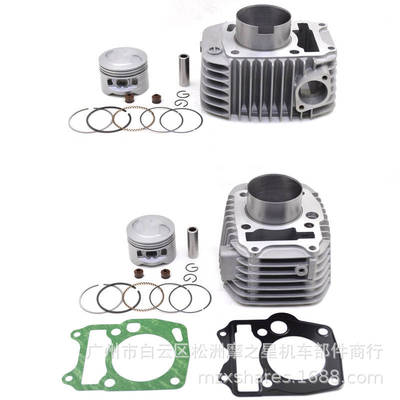 东南亚摩托车气缸WAVE125套缸52.4mm 威武125 KPH气缸 活塞中缸