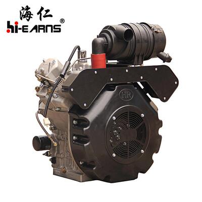 常州海润直销海仁2V98F22KW/30马力发动机双缸风冷柴油机