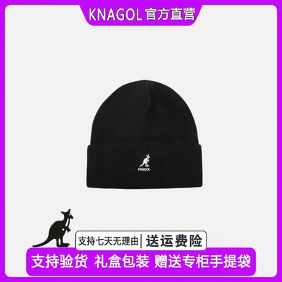 毛线帽KANGOL针织包头帽休闲秋冬