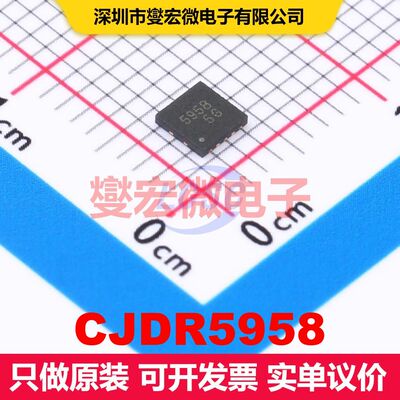 CJDR5958 DFNWB-10L(3x3) 电机驱动器/控制器 电源管理 集成芯