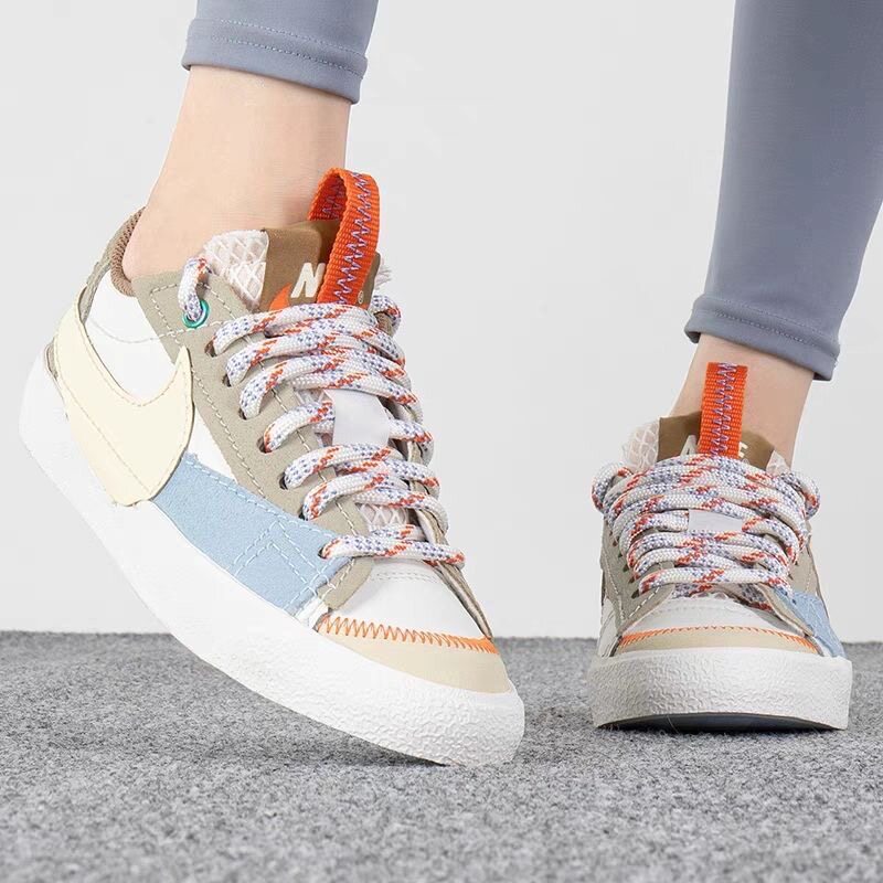 Nike Blazer 防滑耐磨 轻便舒适透气百搭低帮休闲板鞋DX6043-171