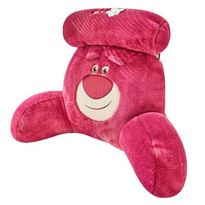 正版草莓熊床头靠垫靠枕学生宿舍床上玩手机靠背垫寝室护腰大靠背