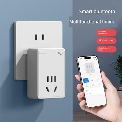智能插座蓝牙无线遥控器移动应用程序控制没有Wifi定时开关自动关