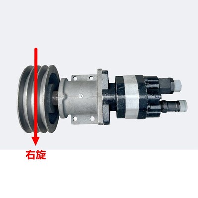 CB-FC32/40/50/63后进后出液压齿轮泵总成三槽四槽加固型泵座支架