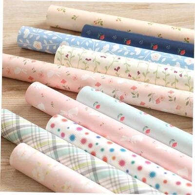 5 pieces  gift wrapping paper roll present wrapper礼物包装纸