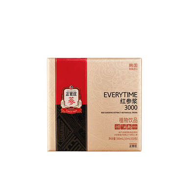 王府井免税 EVERYTIME 精 红参浆（新品-韩国进口）10g*30包