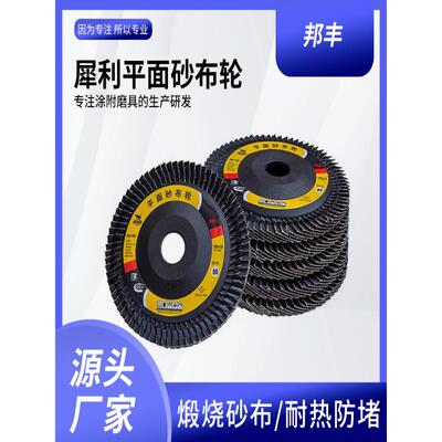 犀利CSG百叶轮打磨片百叶片加厚型角磨机抛光片100叶轮白叶轮抛光