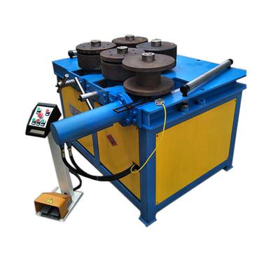 5轮立式盘管机大型槽钢盘圆机自动槽钢圆钢滚圆机