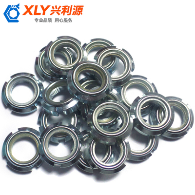 GUK尼龙止退锁紧螺母防松自锁圆螺母大全M10 M12 M20M25-M45-M65