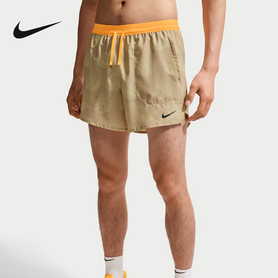 NIKE耐克夏季Dri-FIT男子速干跑步梭织短裤（含衬裤） IO0531-286