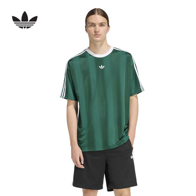 adidas阿迪达斯三叶草半袖夏男款休闲运动宽松短袖圆领T恤 KD5834