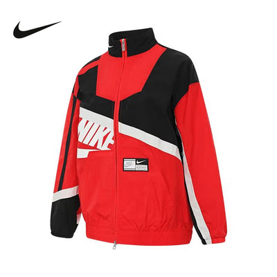 Nike耐克女装春秋女款运动休闲梭织夹克时尚立领外套 HJ0177-657