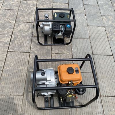 移动式应急四寸防汛排涝抽水泵 柴油手推式自吸污水泵 大马力排水