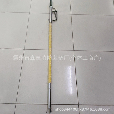 电力施工高压枪式接地棒便携式绝缘操作棒分节式爪式操作杆