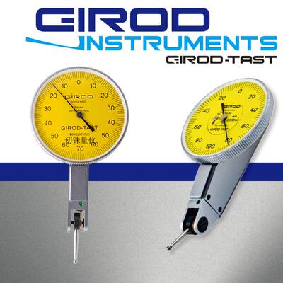 瑞士原装Girod-Tast杠杆千分表0.14精度0.001校表0.8/0.01百分表