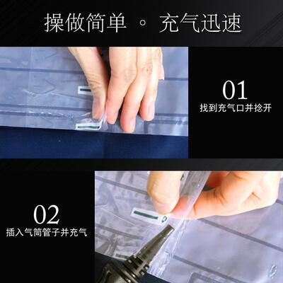 7柱303235CM高750ml红酒气柱袋防爆气囊充气防震气泡袋气泡柱袋