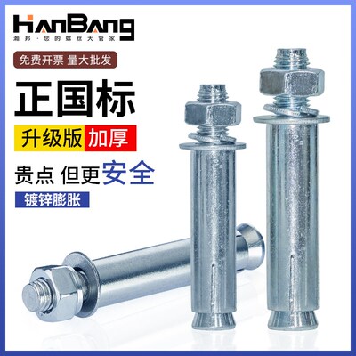 镀锌铁膨胀螺丝大全高强度外膨胀螺栓M6M8M10M12M14M16M18M20M24M